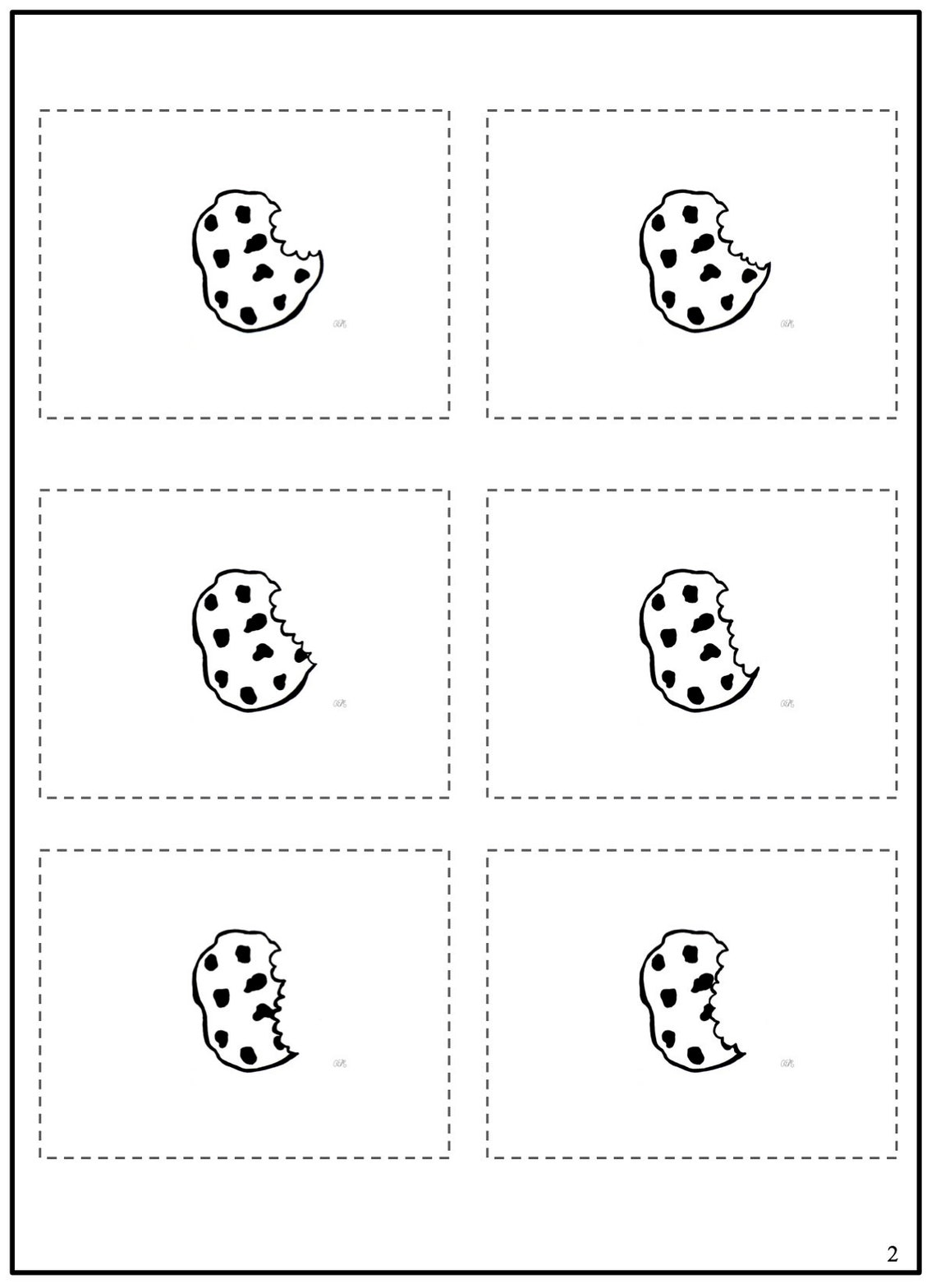 A Coloring Flipbook ~ the Cookie - Etsy