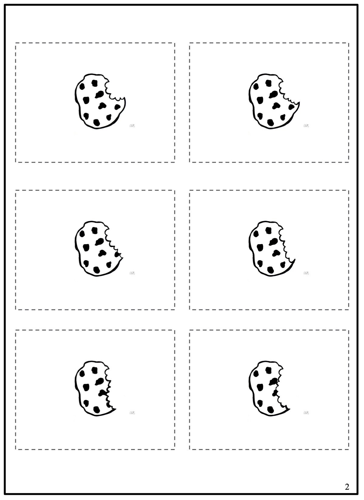 A Coloring Flipbook ~ the Cookie - Etsy