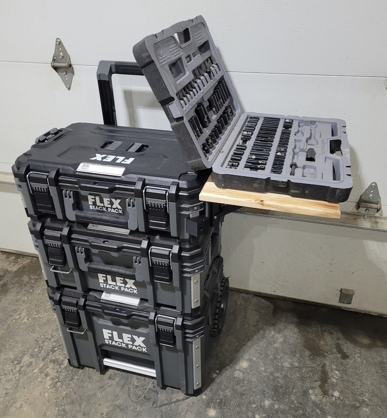 Collapsible Side Table for Flex Stack Pack Toolbox by Milwookie - Etsy