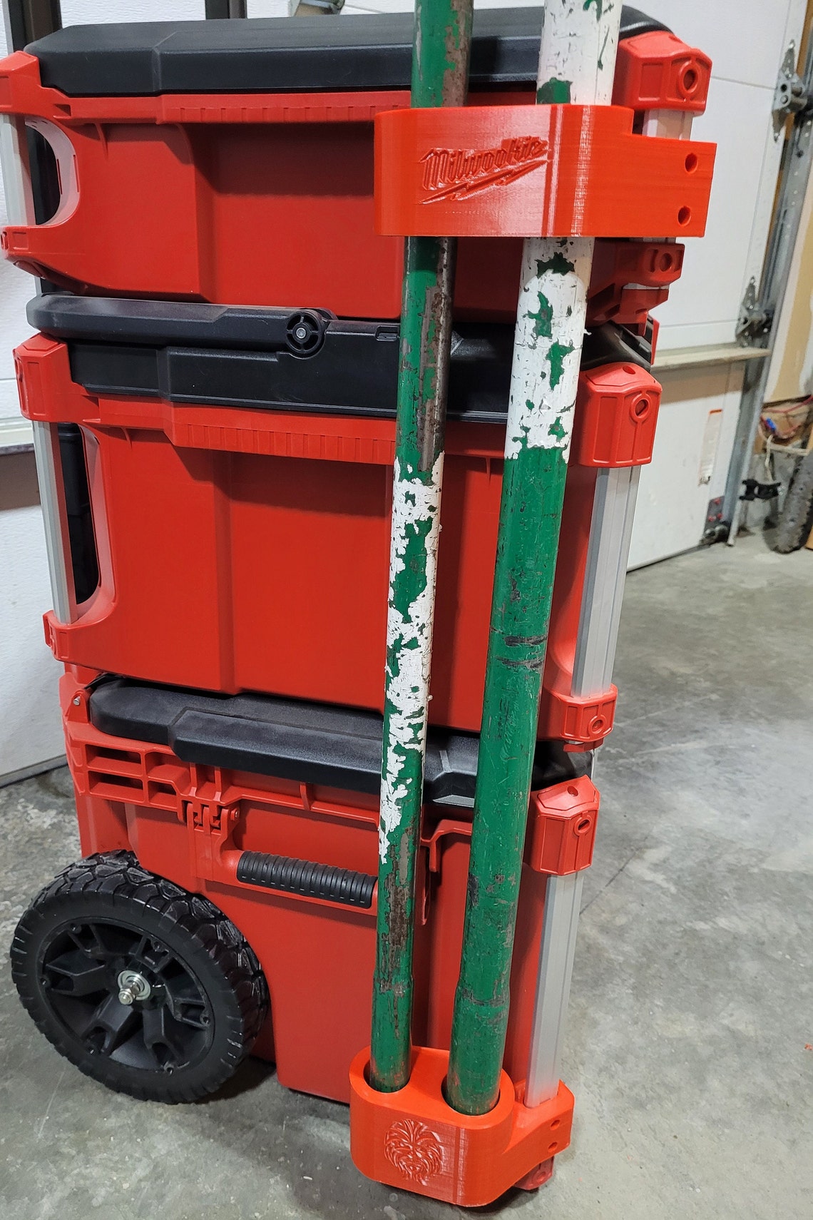 Milwookie Double Pipe Bender Holder for Milwaukee Packout for - Etsy