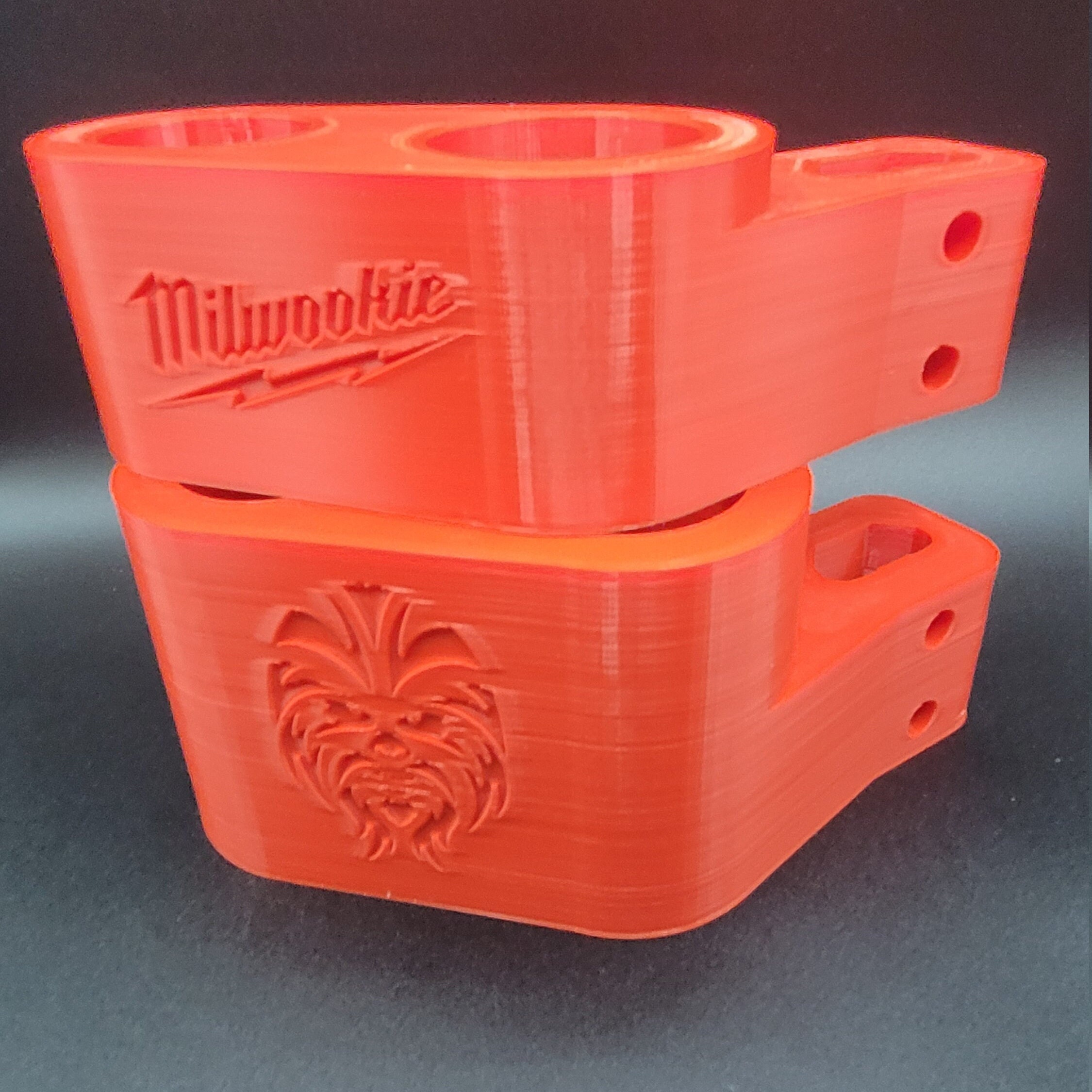 Milwookie Double Pipe Bender Holder for Milwaukee Packout for 3/4" and ...