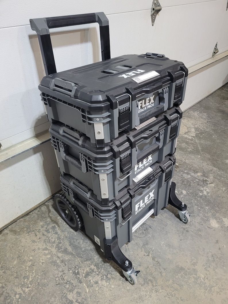 Flex Stack Pack Locking 3" Wheels: Toolbox Accessory - Etsy