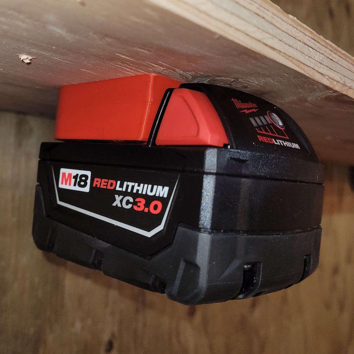 Milwaukee M18 Battery Storage Mount by Milwookie Milwaukee - Etsy