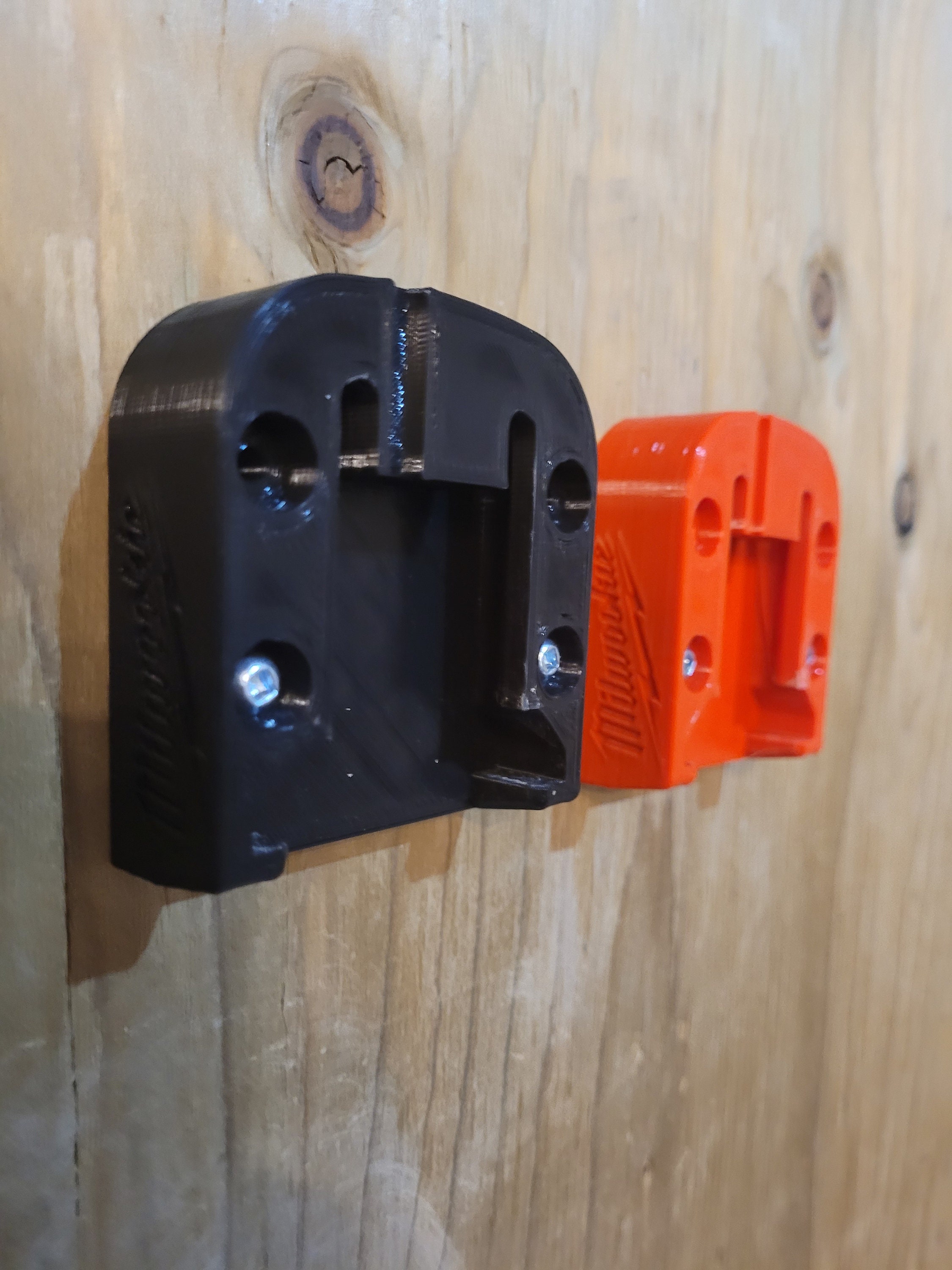 Milwaukee M18 Battery Storage Mount by Milwookie Milwaukee - Etsy