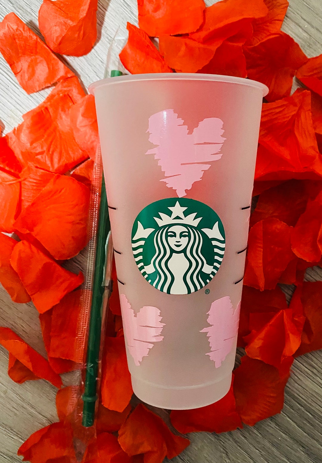 Starbucks Inspired Cold Cup Reusable Cup 24oz Brand New With Lid ...