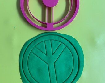 Peace Sign Cookie Cutter - Etsy