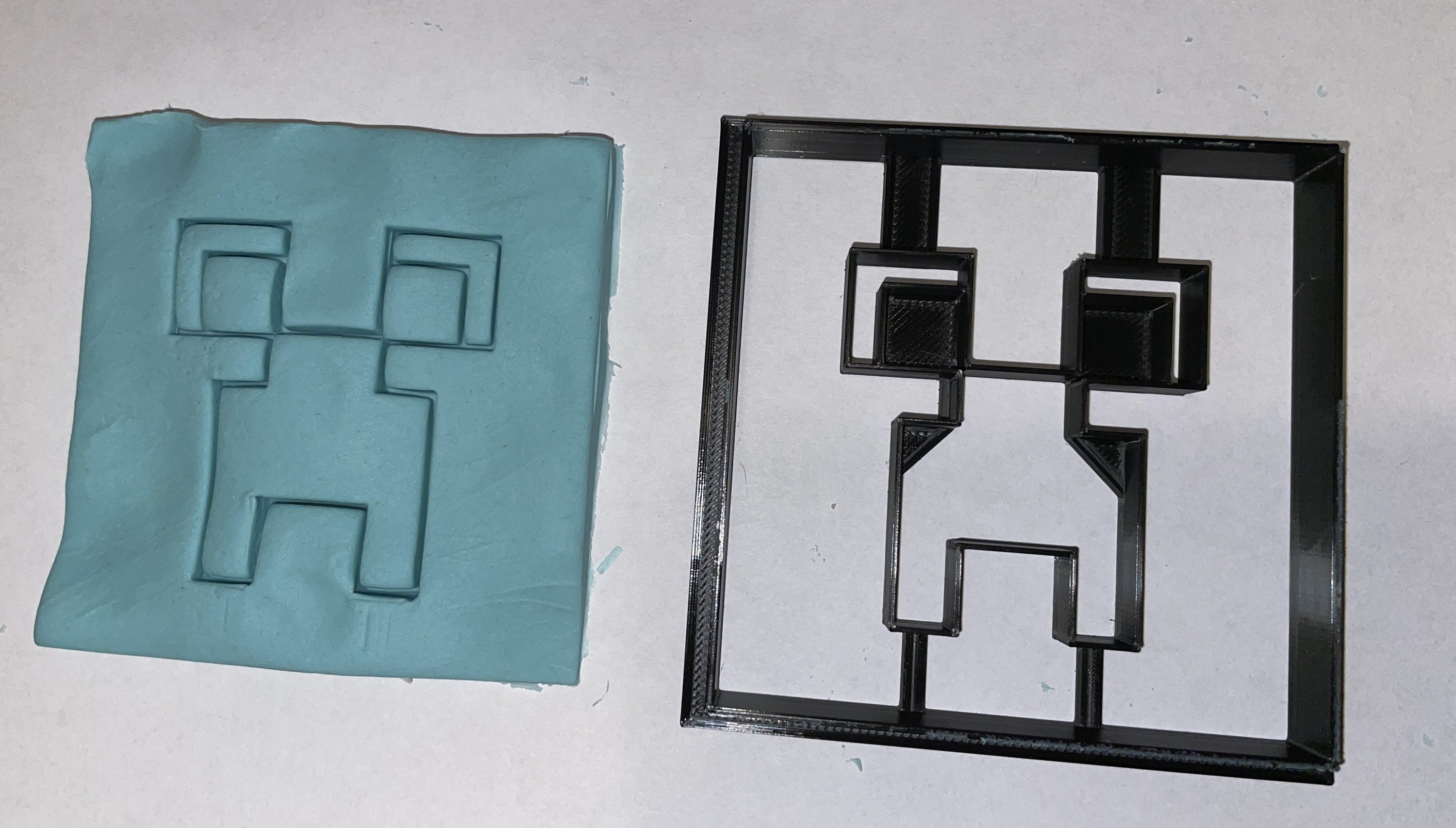 Not a Minecraft Creeper Cookie Cutter - Etsy