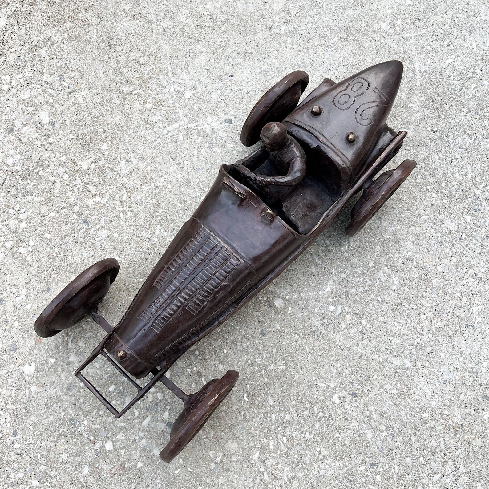 Bronze Vintage Car Figure, Vintage Car Model, Gift for Racer, Gift for ...