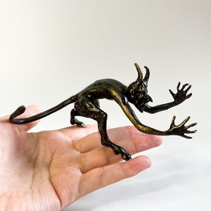 Devil Statue- Bronze Devil Sculpture-devil Figurine-satan Statue ...