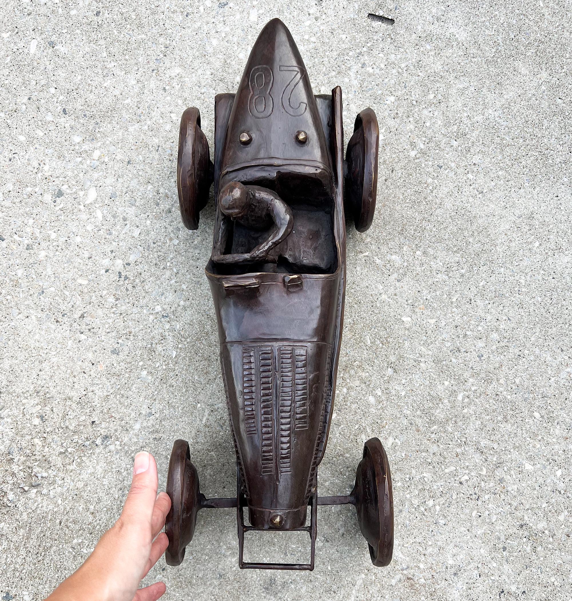 Bronze Vintage Car Figure, Vintage Car Model, Gift for Racer, Gift for ...