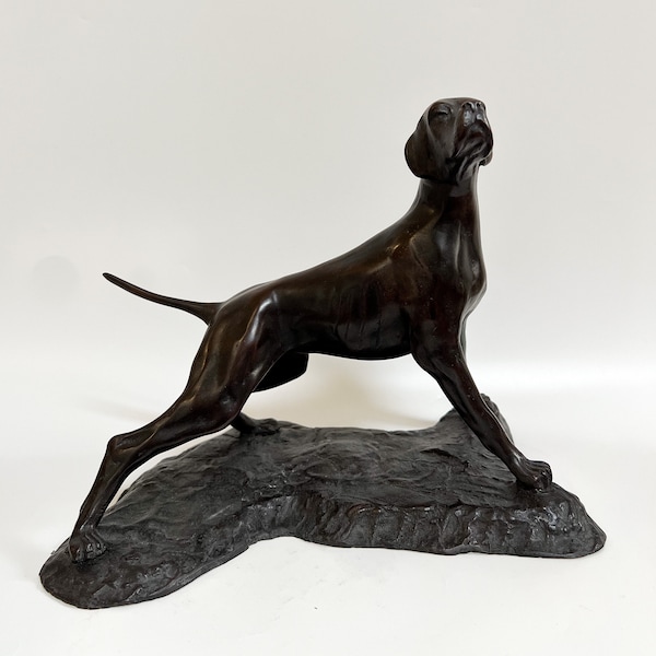 Bronze Hunting Statue - Etsy