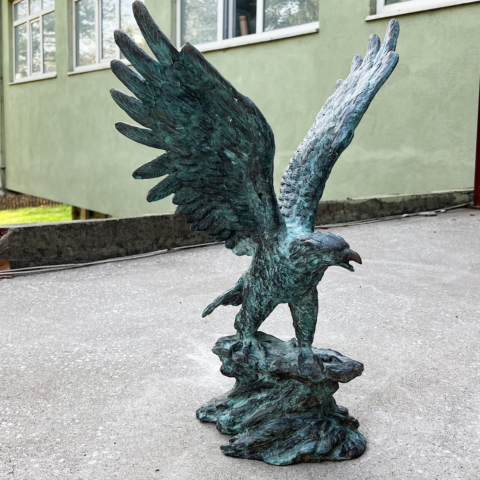 Bronze Eagle Statue, Eagle Sculpture, Eagle Figure, Bronze House Gift ...