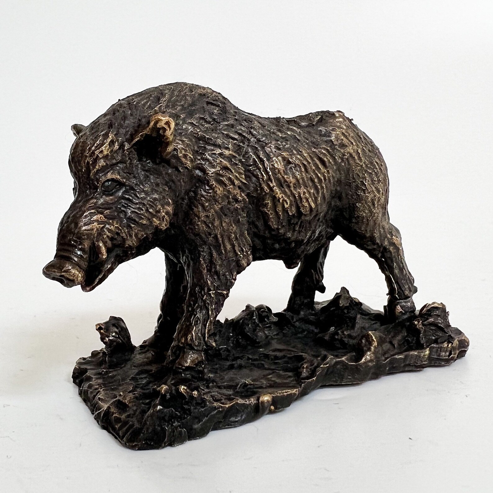 Boar Sculpture Hog Statue Wild Boar Figurine Bronze Boar - Etsy