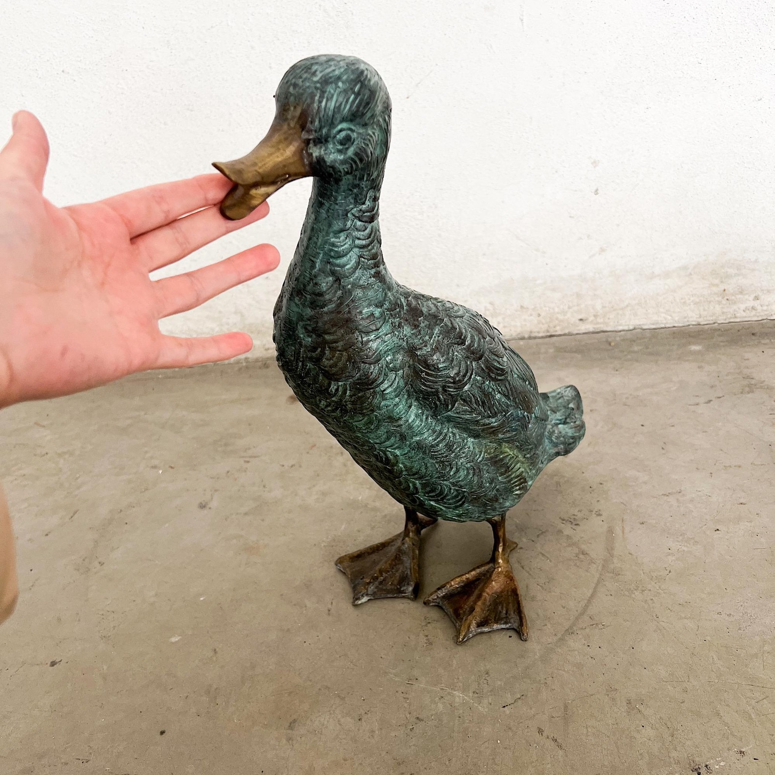 Bronze Geese Sculpture, Garden Sculpture, Geese Figure, Geese Statue ...