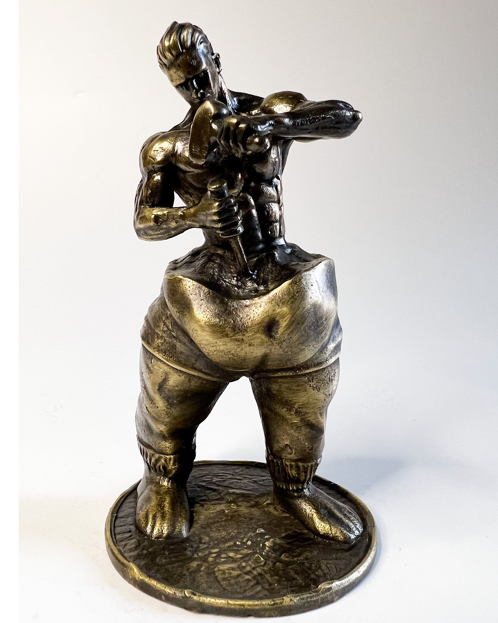 Self Carved Man Sculpture Sportsman Statue pop Art Figure - Etsy