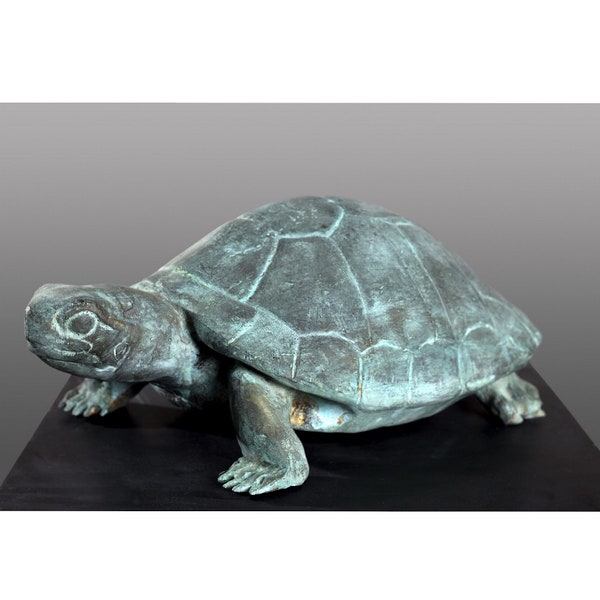 Large Garden Turtle Statue - Etsy