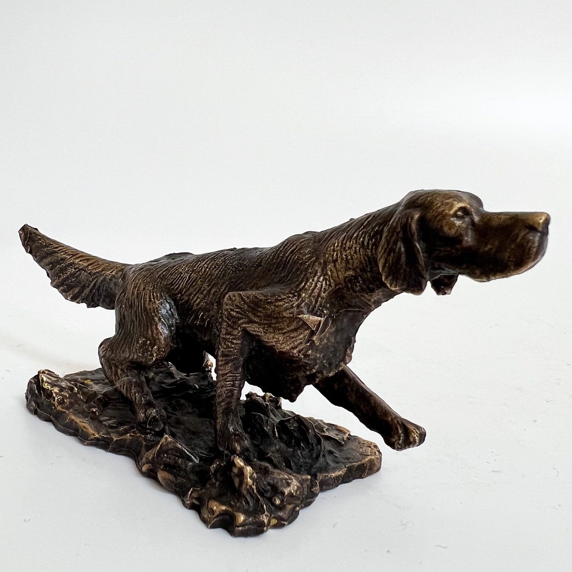 Setter Dog Statue bronze Setter Sculpture setter Statue - Etsy