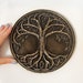 Tree of Life Medallion, Bronze Tree of Life Locket, Big Medallion ...