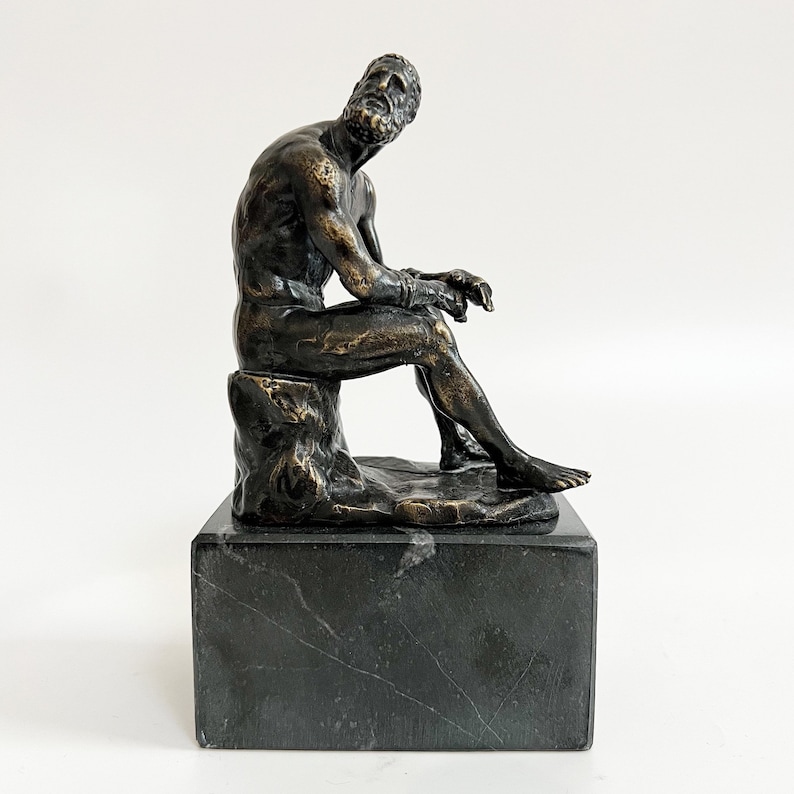 Bronze Boxer at Rest Statue-boxer Sculpture-boxer at Rest - Etsy