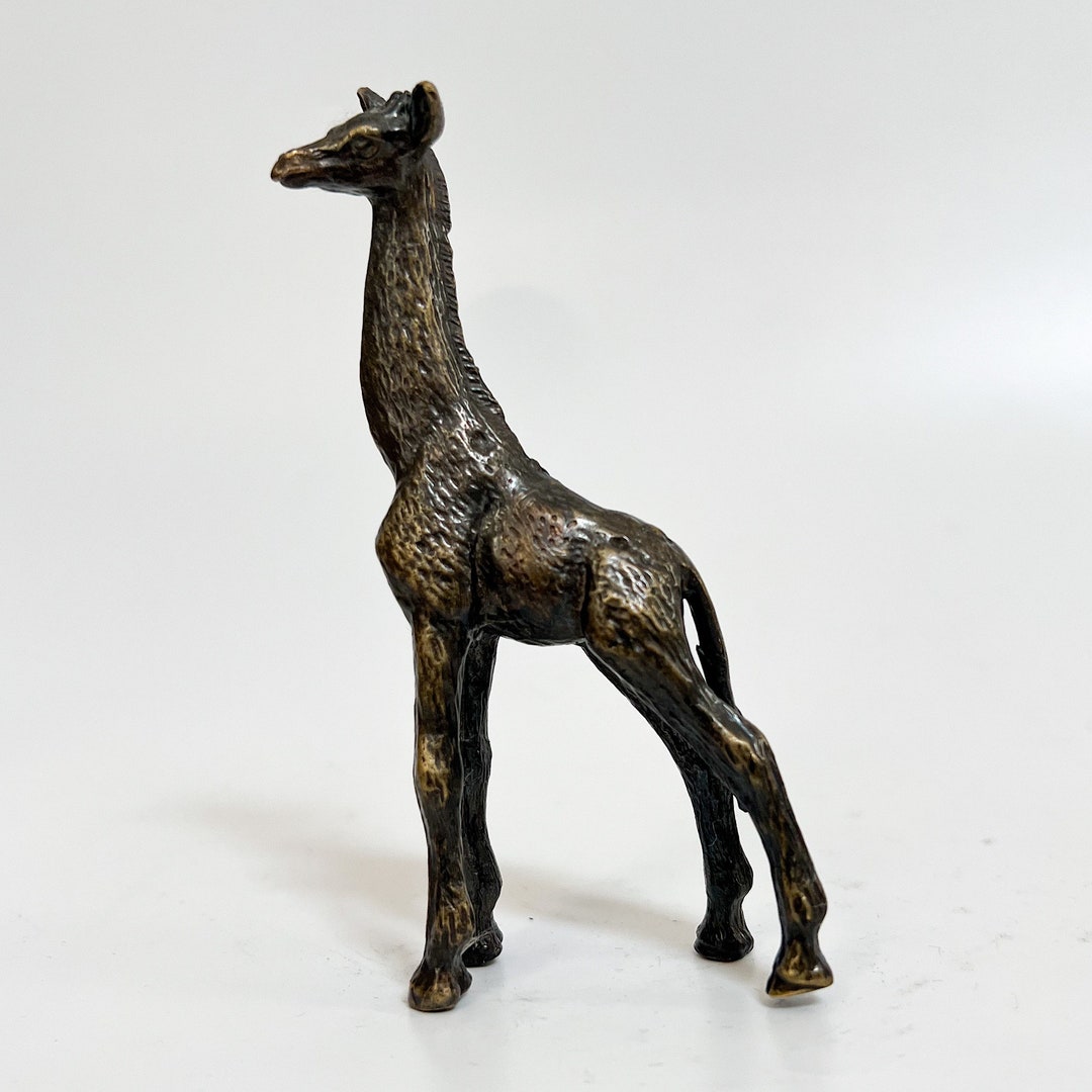 Bronze Giraffe Statue, Giraffe Figure, Giraffe Sculpture, Bronze ...