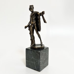 Apollo Belvedere Statue, Apollo Sculpture, Bronze Statue on Marble ...