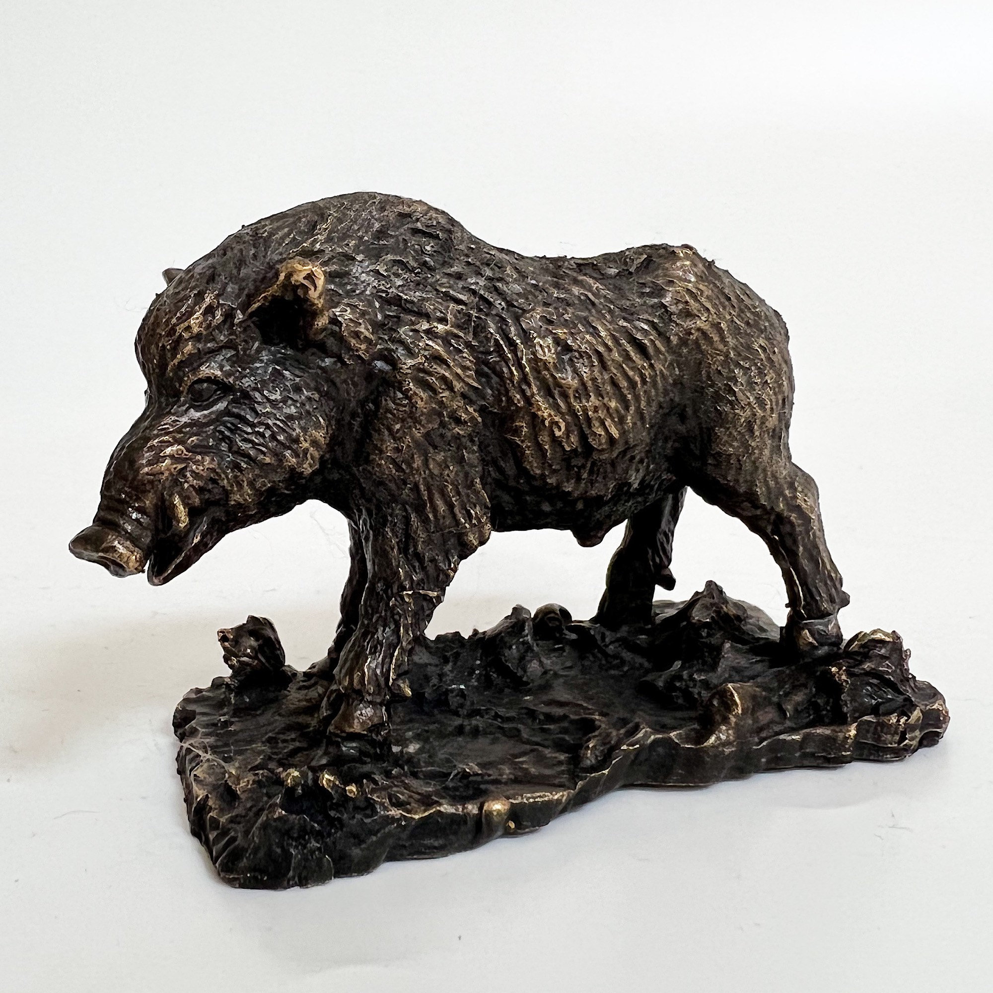Boar Sculpture Hog Statue Wild Boar Figurine Bronze Boar - Etsy