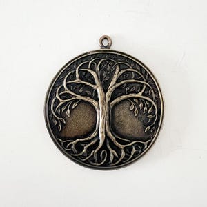 Bronze Tree of Life Medallion, Tree of Life Locket, Bronze Charm ...