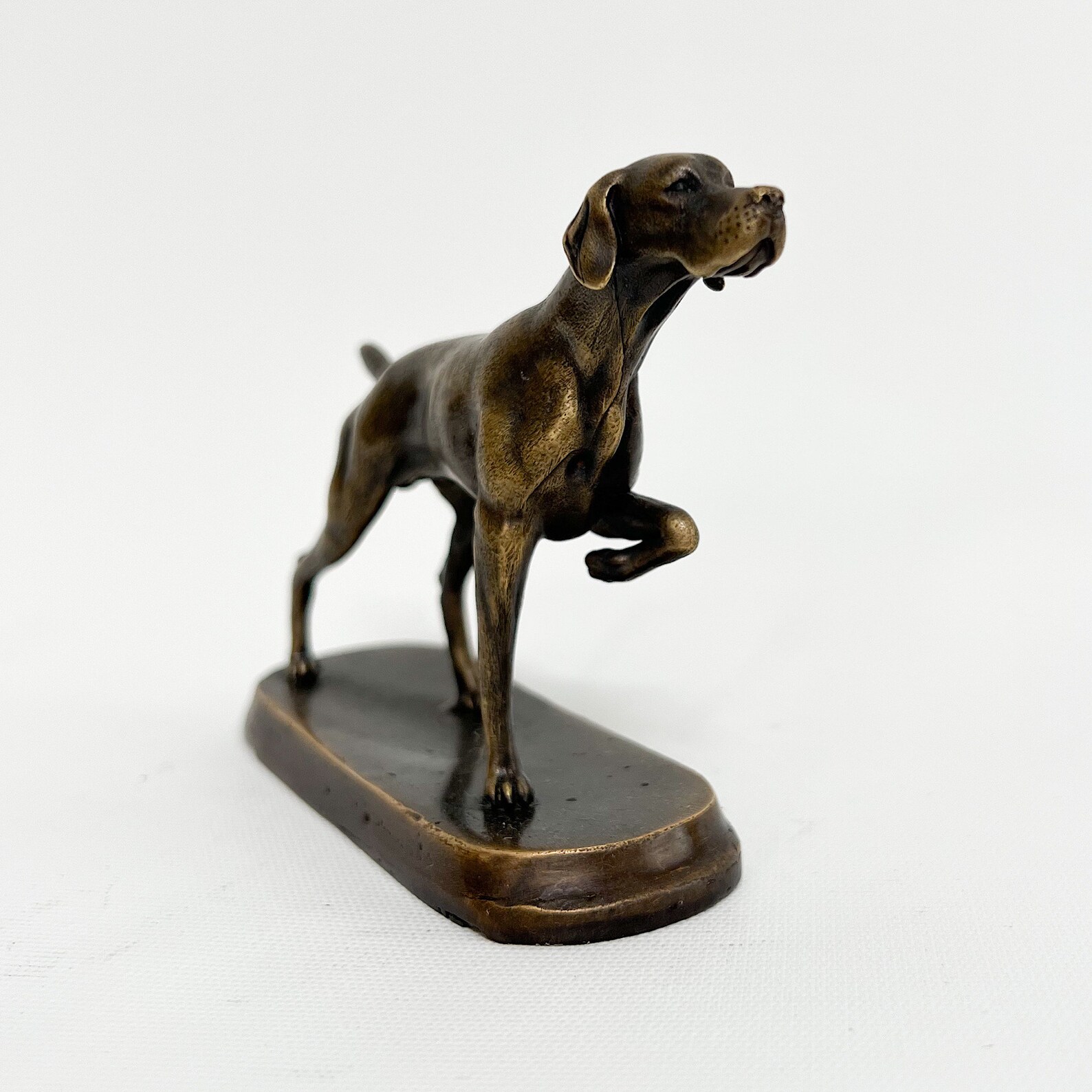 Bronze English Pointer Statue, Pointer Sculpture, Pointer, Hunting Dog ...