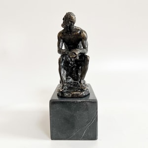 Bronze Boxer at Rest Statue-boxer Sculpture-boxer at Rest Figure-roman ...