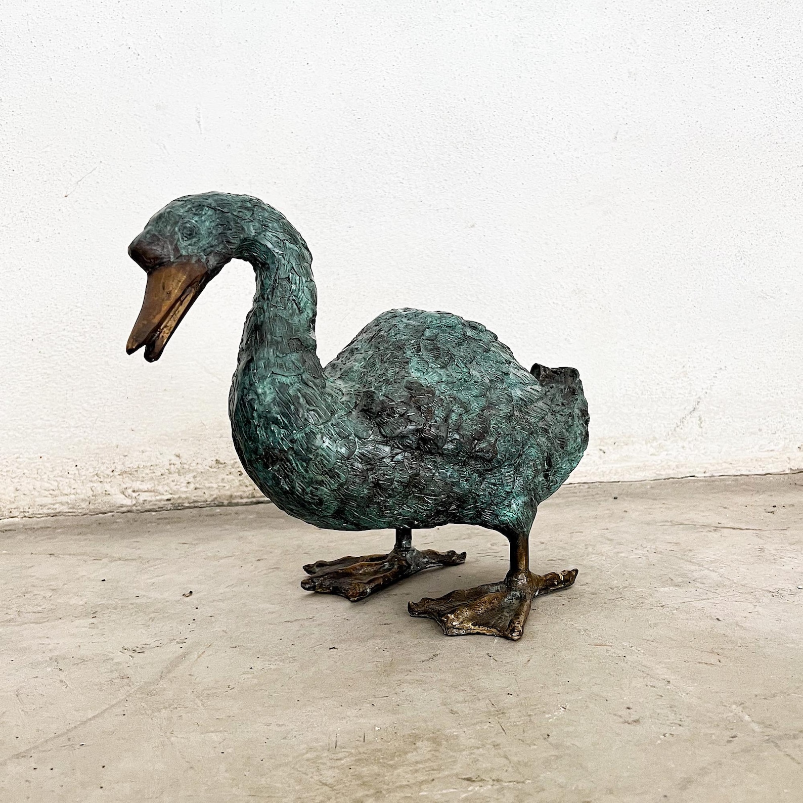 Bronze Geese Statue, Garden Sculpture, Geese Figure, Geese Sculpture ...