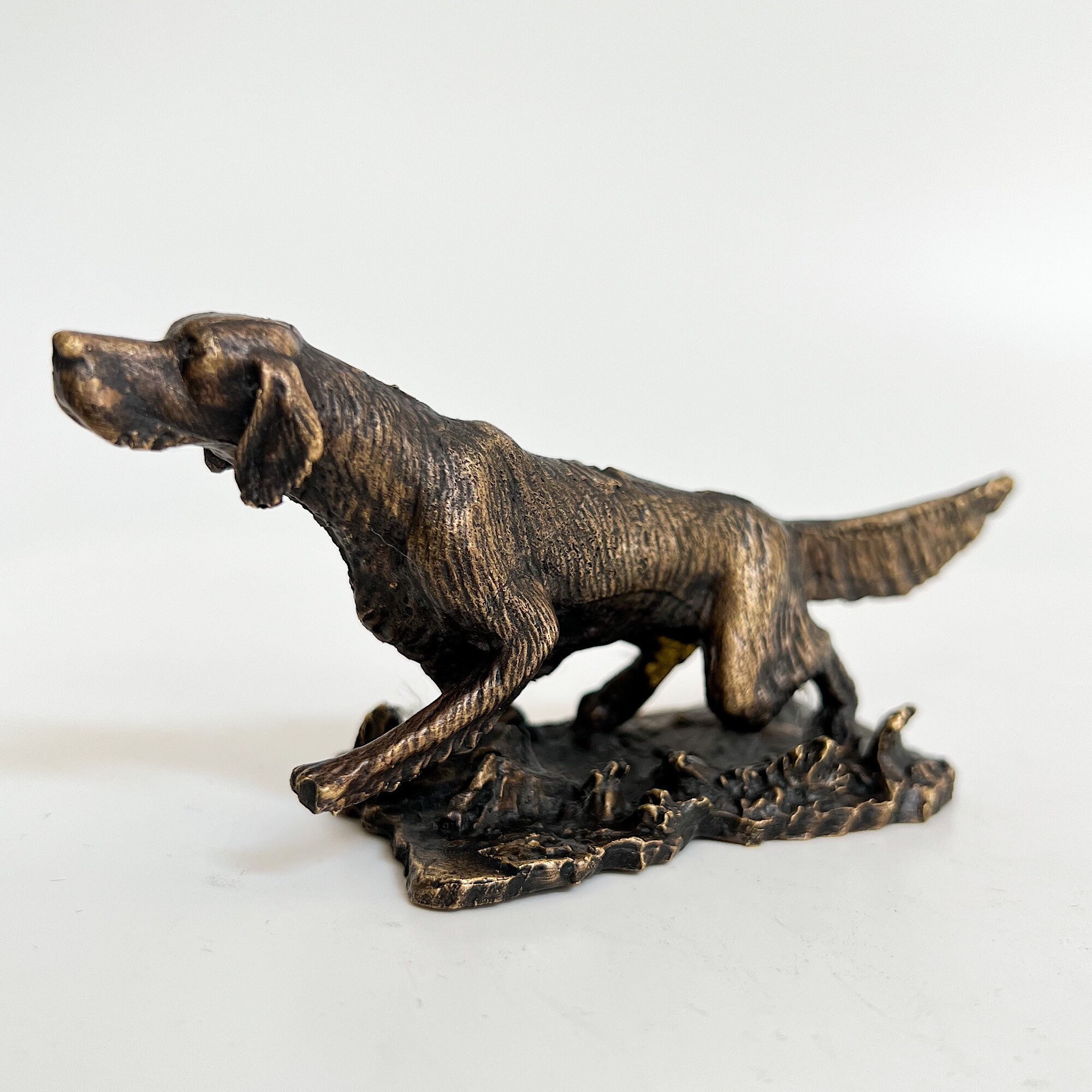 Setter Dog Statue, Bronze Setter Sculpture, Setter Statue, Animal Lover ...