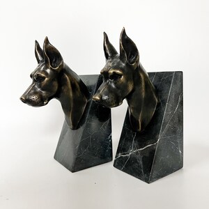 Bronze Doberman Book Holder, Doberman Sculpture, Doberman Owner Gift ...
