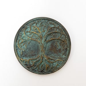 Tree of Life Medallion, Bronze Tree of Life Locket, Big Medallion ...