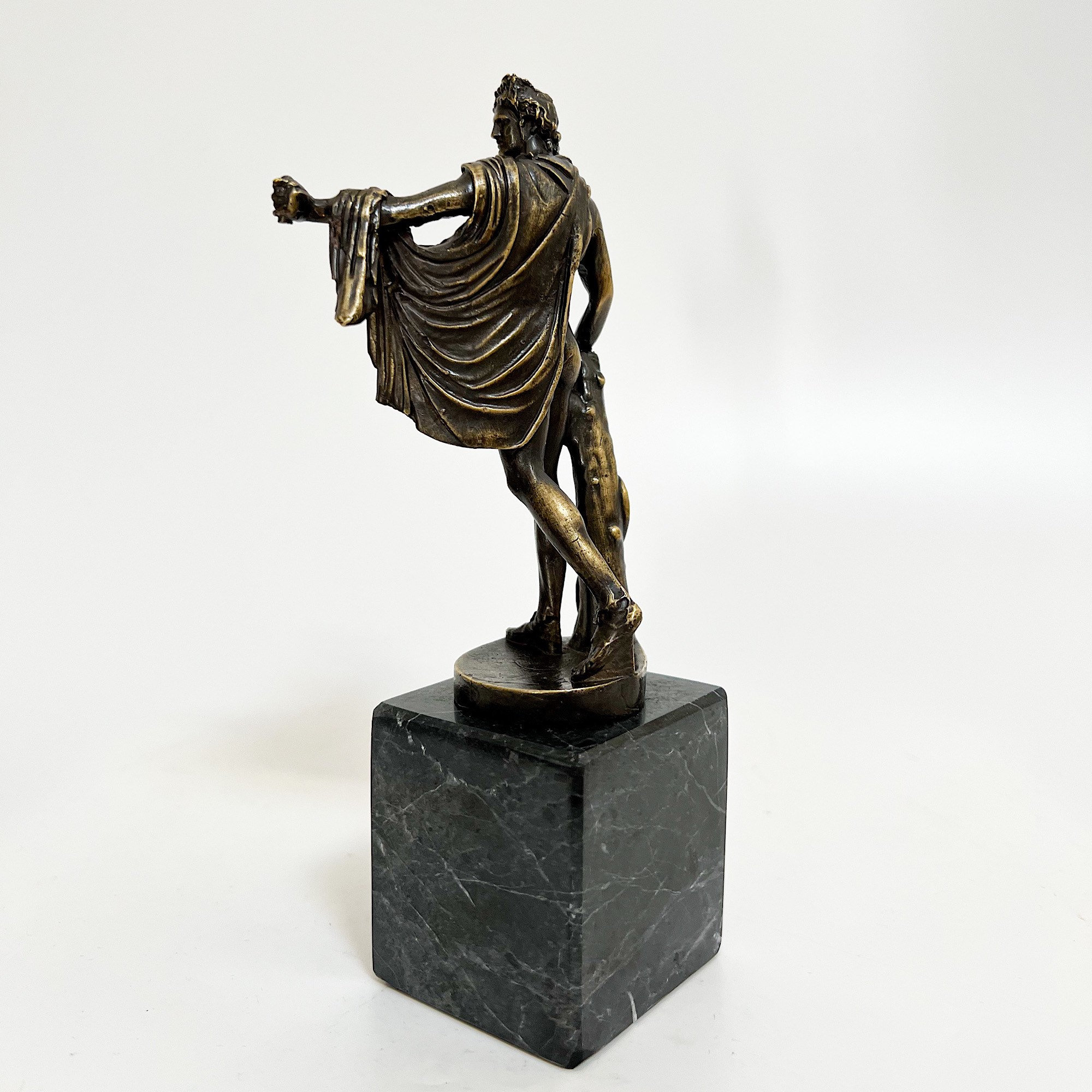 Apollo Belvedere Statue, Apollo Sculpture, Bronze Statue on Marble ...