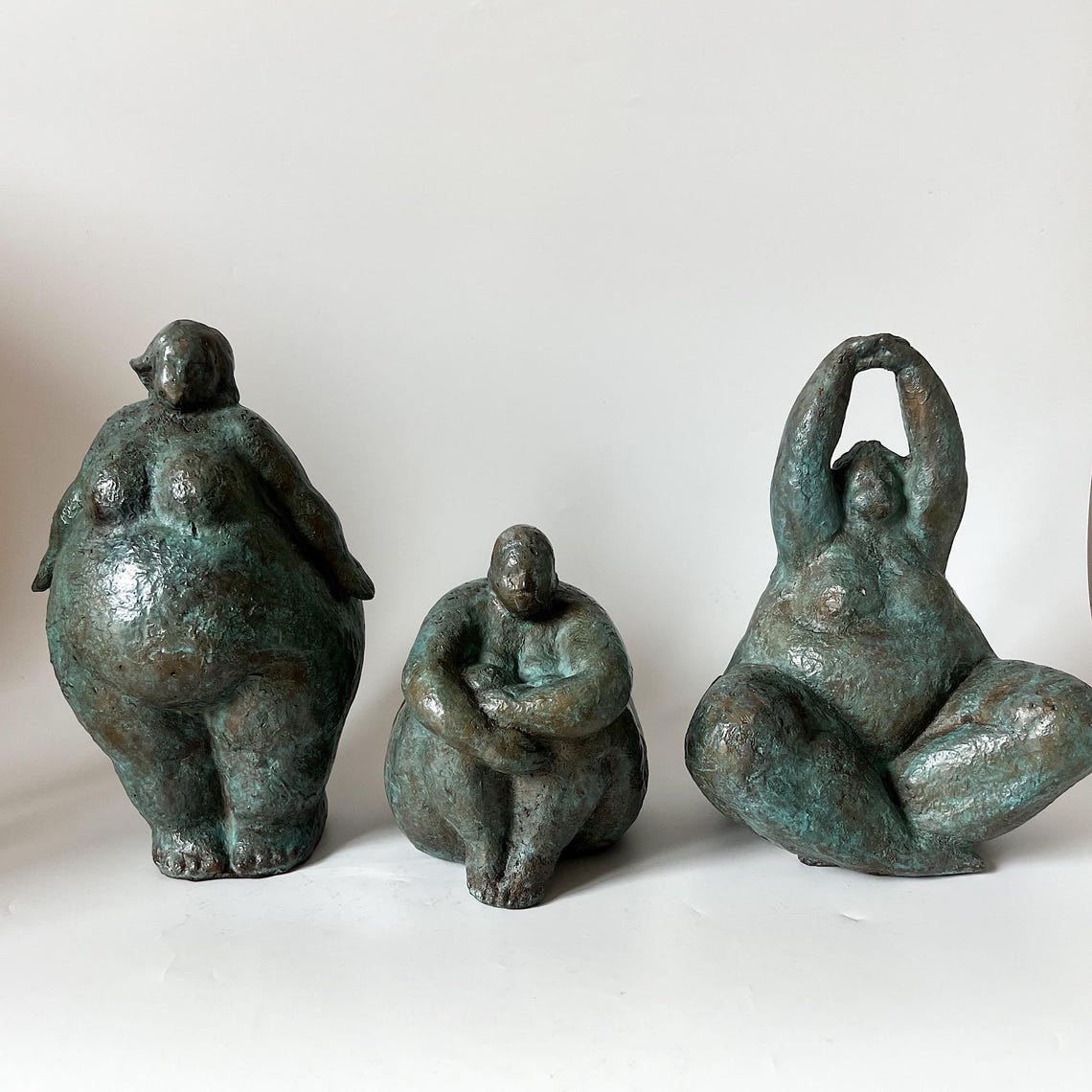 Bronze Fat Lady Statue, Chubby Woman Statue, Female Body Statue, Lady ...