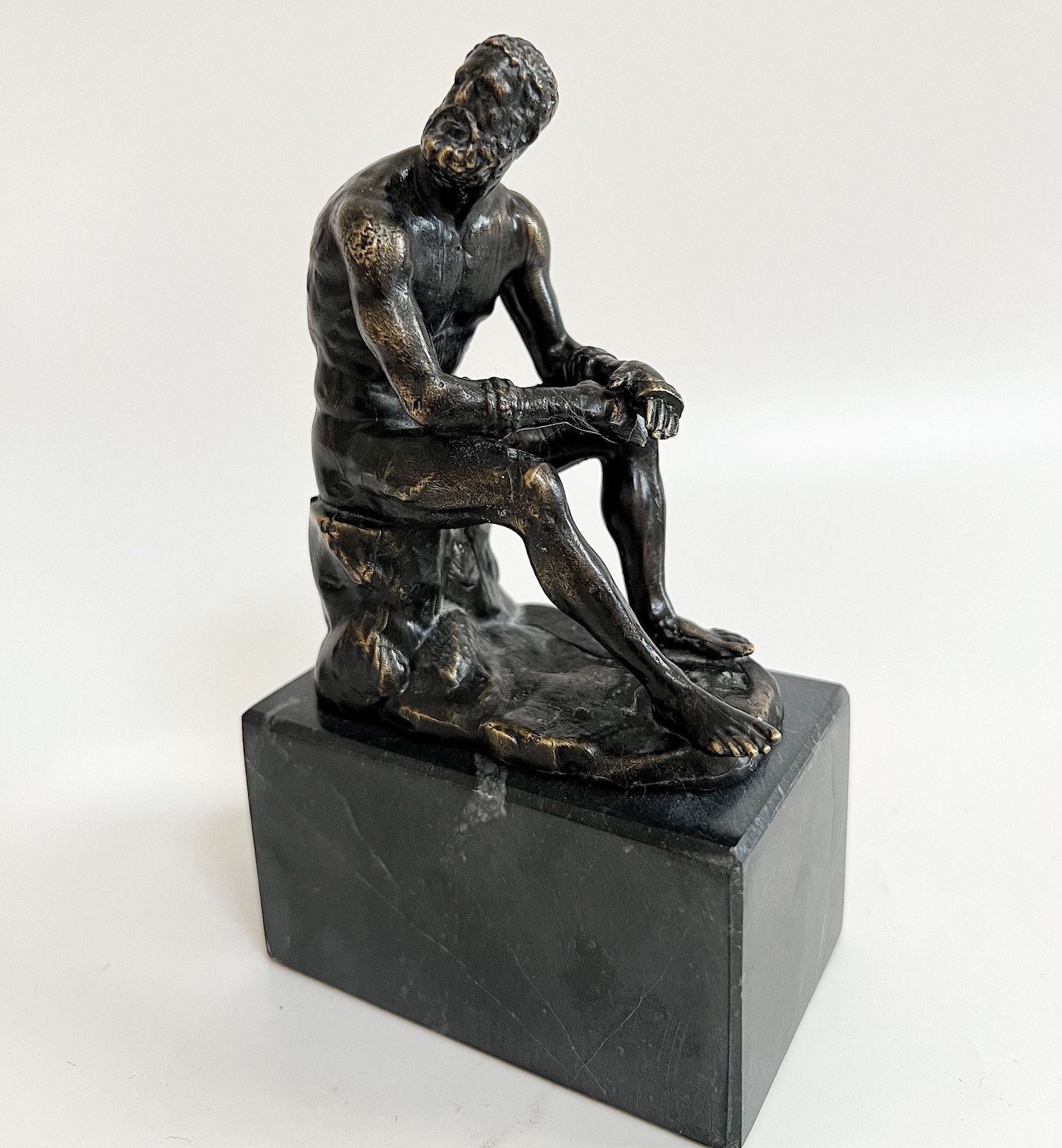 Bronze Boxer at Rest Statue-boxer Sculpture-boxer at Rest Figure-roman ...
