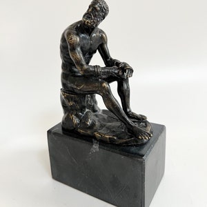 Bronze Boxer at Rest Statue-boxer Sculpture-boxer at Rest Figure-roman ...