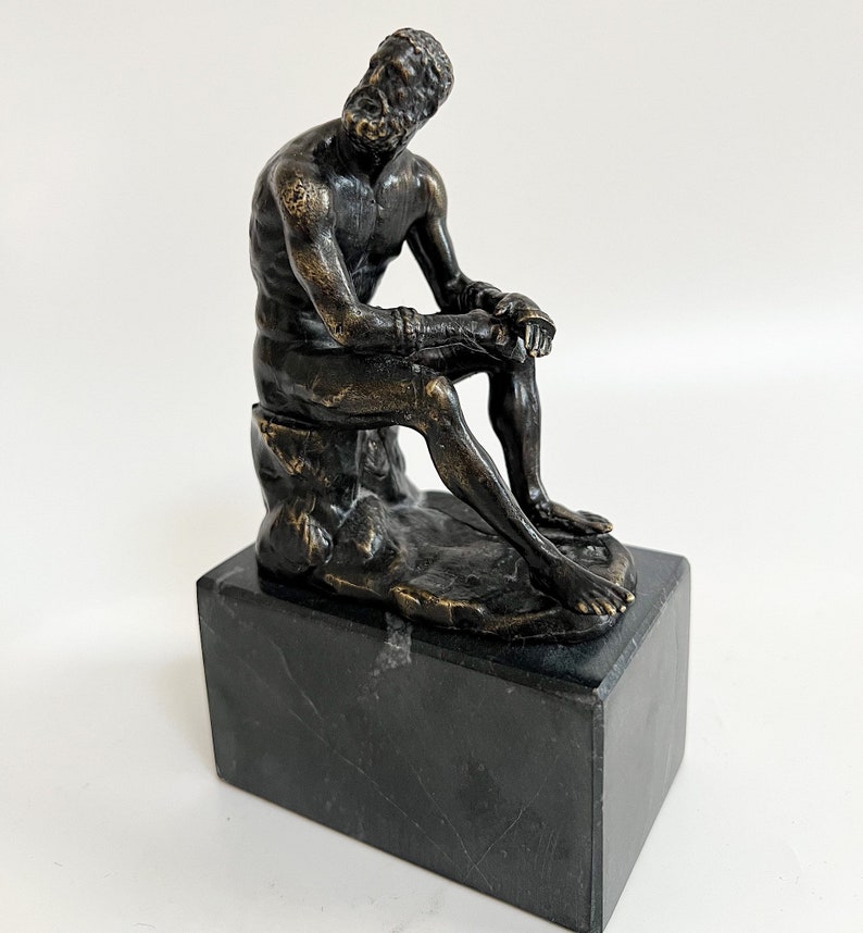 Bronze Boxer at Rest Statue-boxer Sculpture-boxer at Rest - Etsy