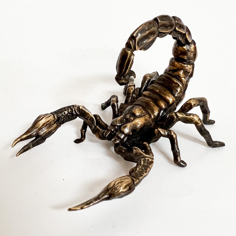 Bronze Scorpion Statue Scorpion Figure scorpion Sculpture - Etsy