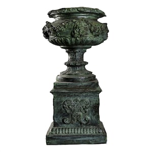 Bronze Flowerpot, Ancient Greek Flower Pot, Bronze Flower Vase, Bronze ...