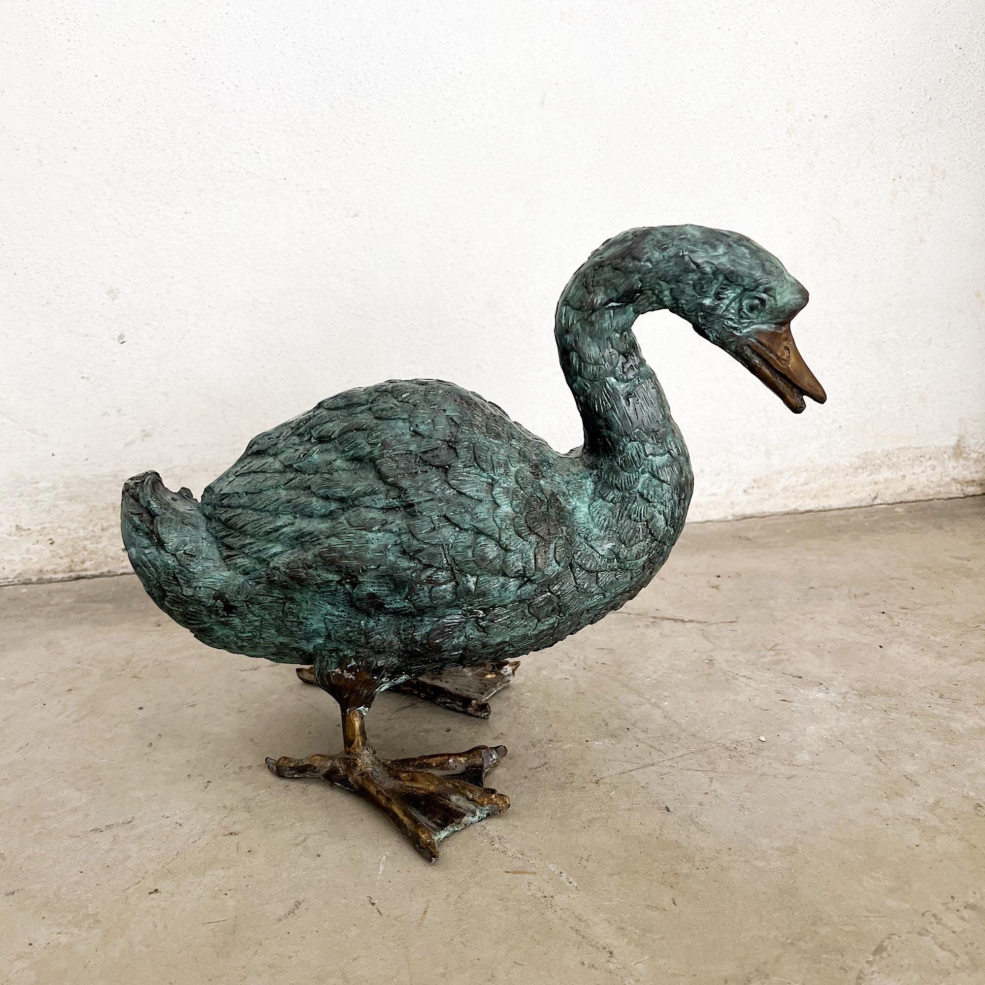 Bronze Geese Statue, Garden Sculpture, Geese Figure, Geese Sculpture ...