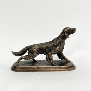 Bronze Setter Dog Statue, Setter Sculpture, Setter Statue, Hunter Dog ...