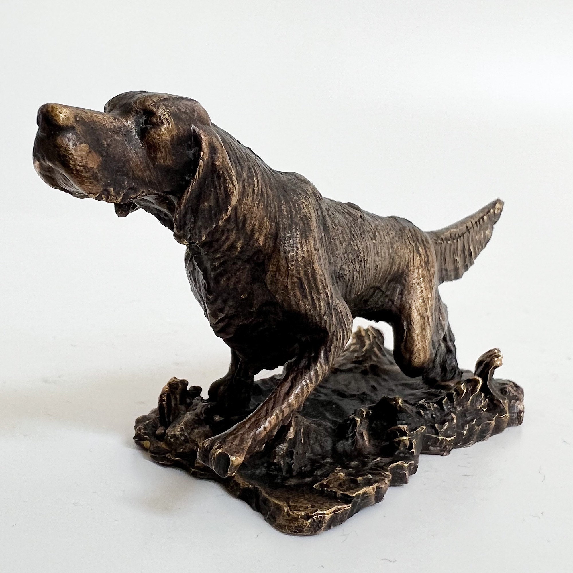 Setter Dog Statue, Bronze Setter Sculpture, Setter Statue, Animal Lover ...