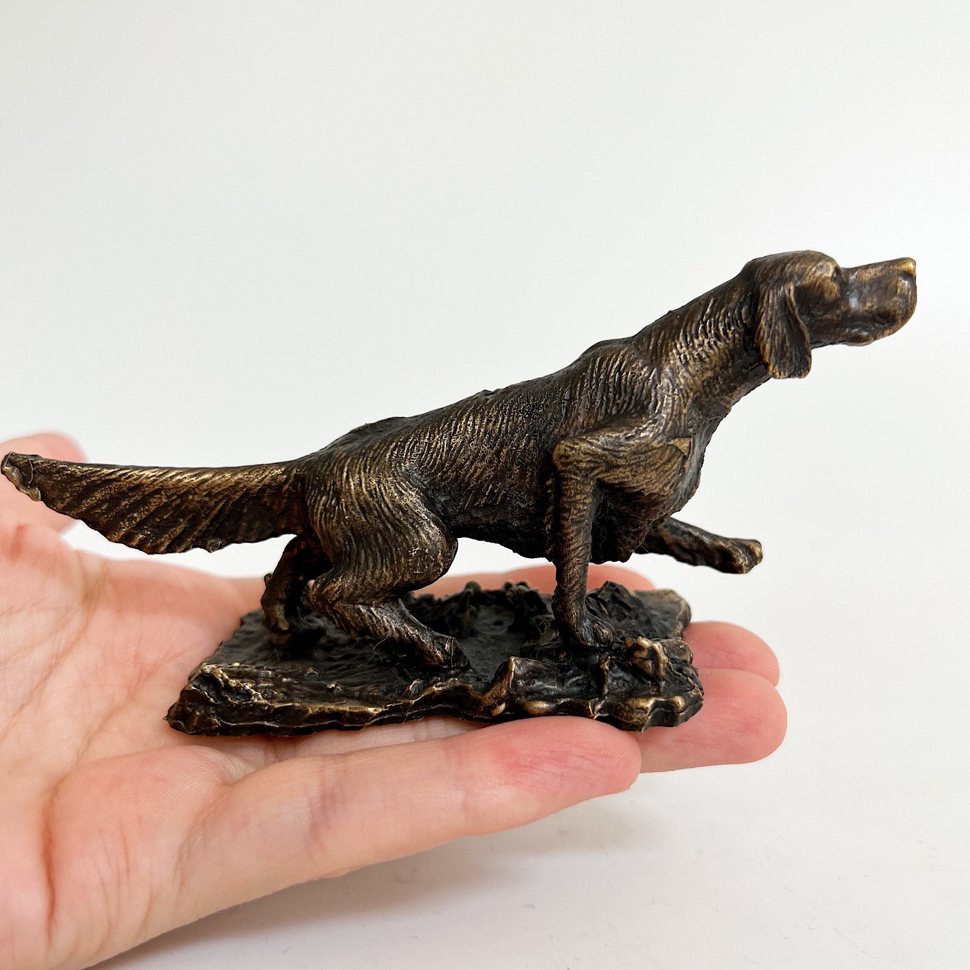 Setter Dog Statue bronze Setter Sculpture setter Statue - Etsy