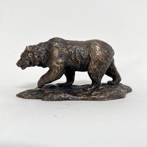 Bronze Bear Statue, Bear Sculpture, Christmas Gift Idea, Bear Lover ...