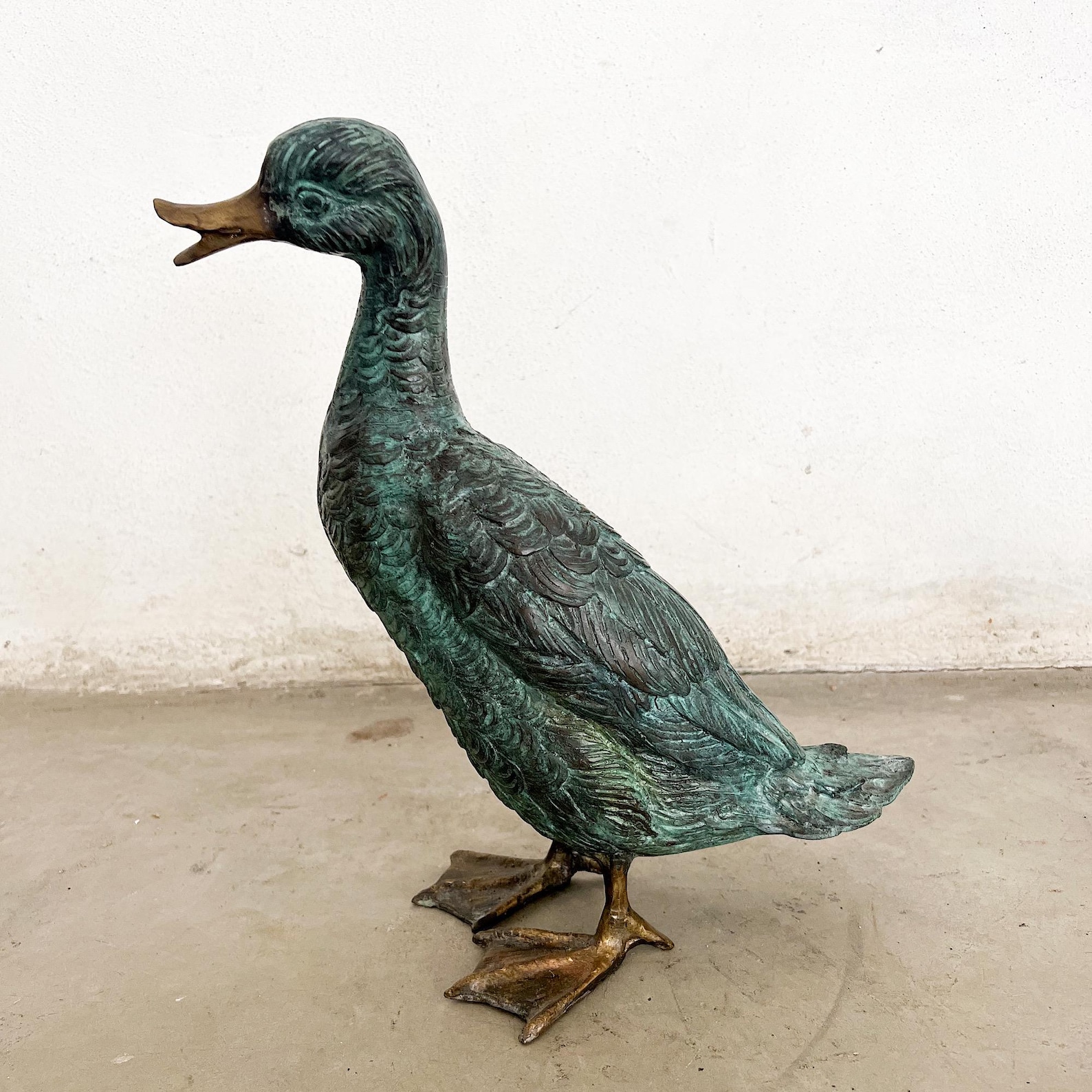 Bronze Geese Sculpture, Garden Sculpture, Geese Figure, Geese Statue ...