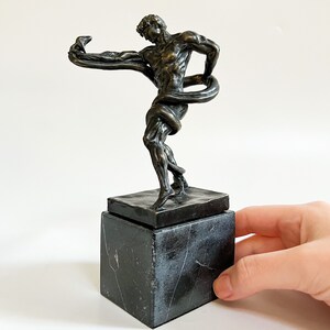 Athlete Wrestling With a Python Sculpture-roman Art Figure-ancient ...