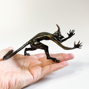 Devil Statue Bronze Devil Sculpture-devil Figurine-satan - Etsy