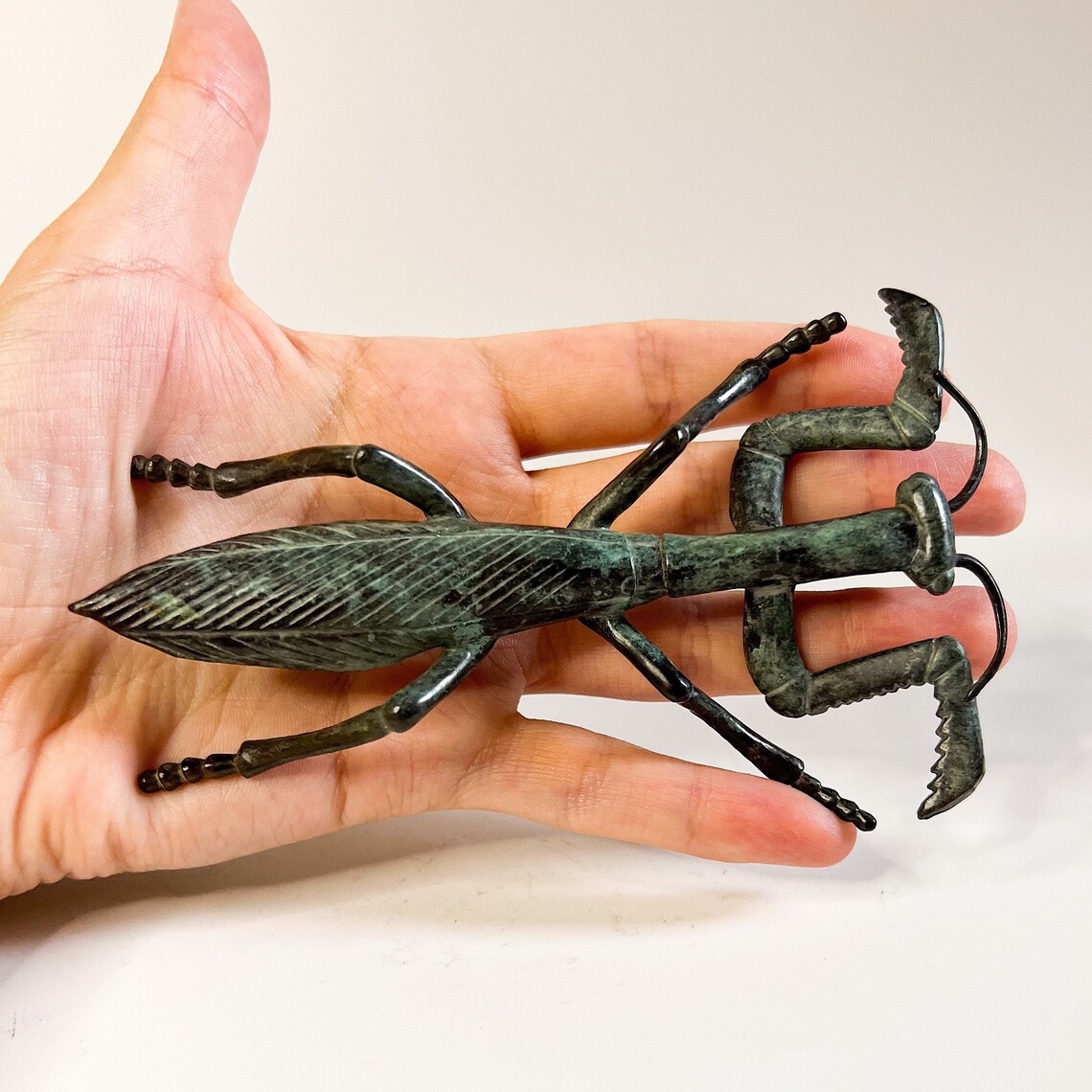Bronze Praying Mantis Statue-mantis Sculpture mantis Bug - Etsy