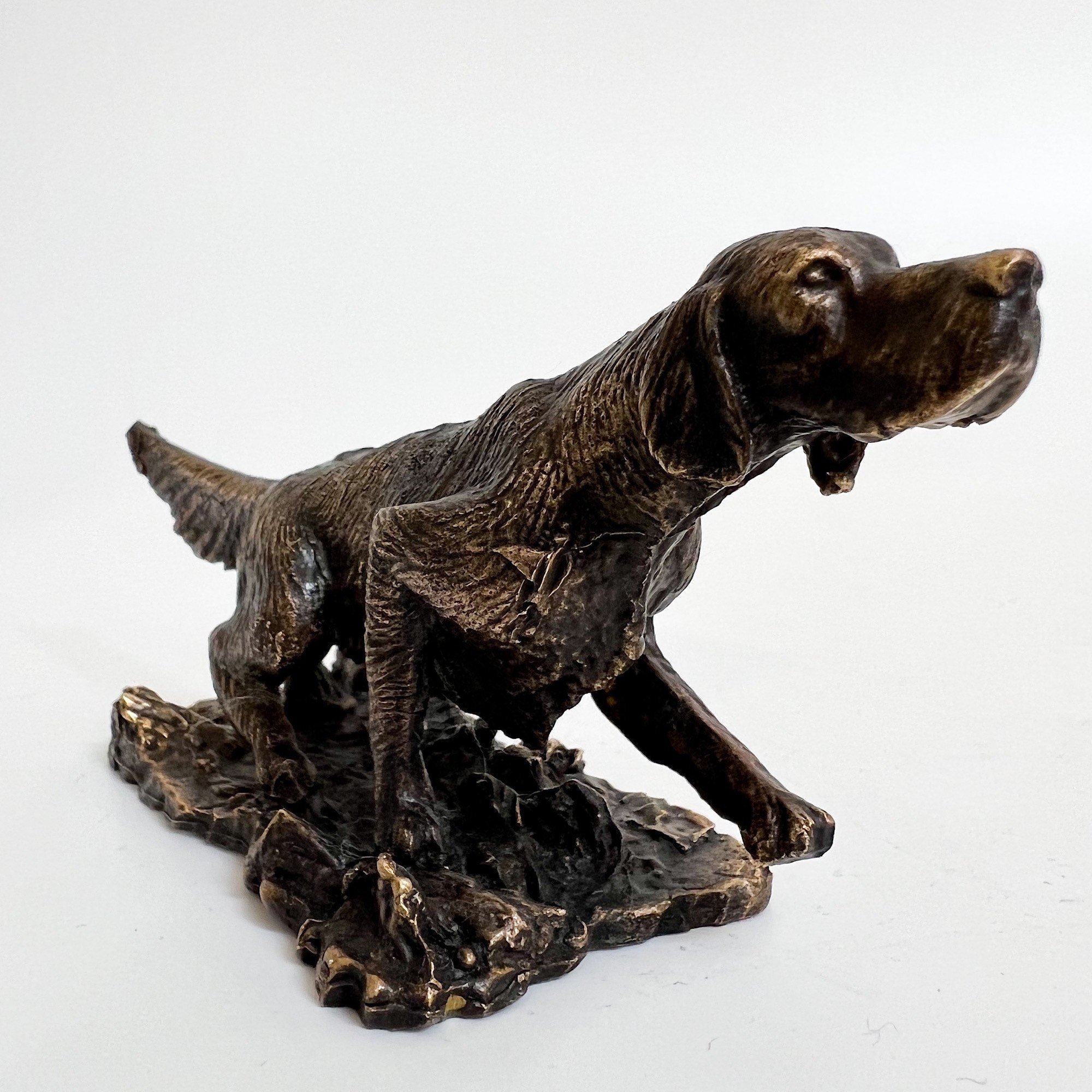 Setter Dog Statue bronze Setter Sculpture setter Statue - Etsy